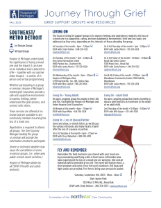 Grief Journey Program – Hospice of Michigan